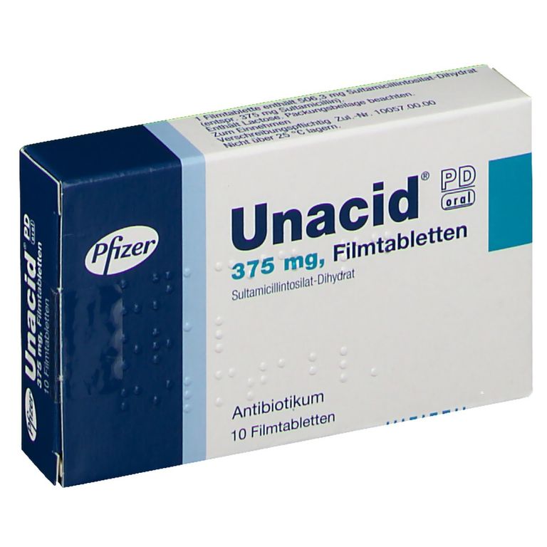 Unacid® PD oral 375 mg 10 St mit dem E-Rezept kaufen - Shop Apotheke
