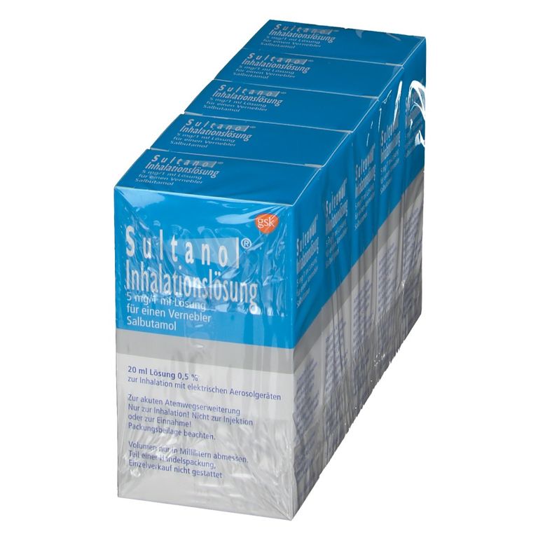 Sultanol® 5 mg/1 ml 5x20 ml mit dem E-Rezept kaufen - Shop Apotheke
