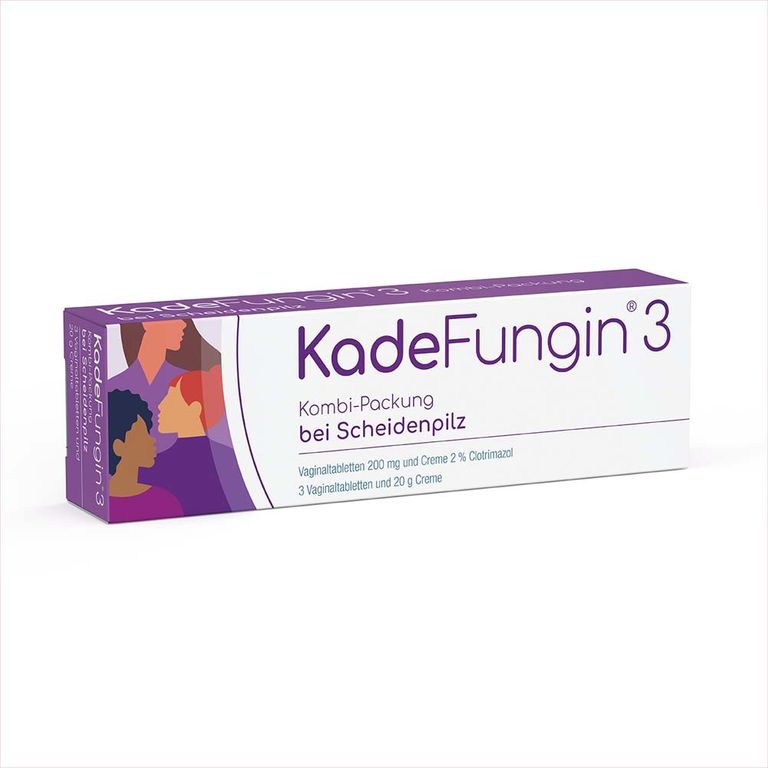 KadeFungin 3 Kombi-Packung - Vaginaltabletten und -creme zur Behandlung ...