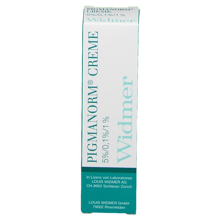 Pigmanorm® Creme 5 %/0,1 %/1 % Widmer 15 g mit dem E-Rezept kaufen ...
