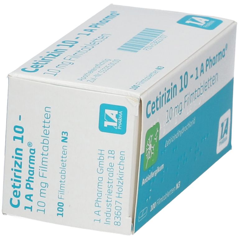Cetirizin 10 - 1 A Pharma® 100 St - Shop Apotheke