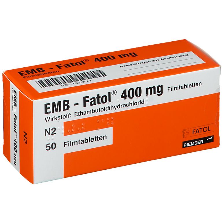 EMB-Fatol® 400 mg 50 St mit dem E-Rezept kaufen - Shop Apotheke