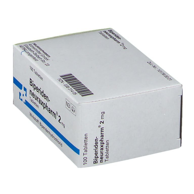 Biperiden-neuraxpharm® 2 mg 100 St mit dem E-Rezept kaufen - Shop Apotheke