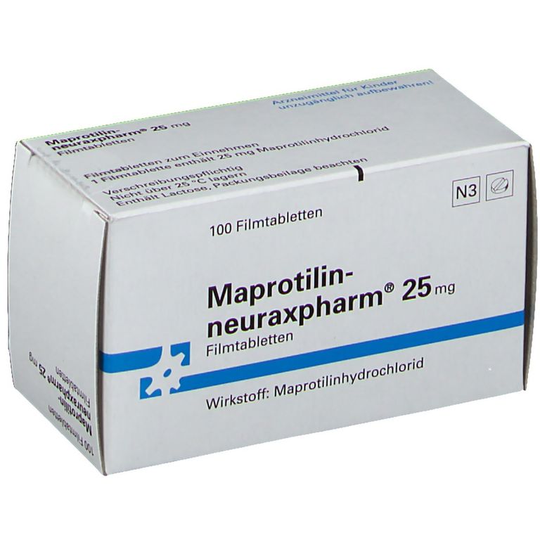 Maprotilin-neuraxpharm® 25 mg 100 St mit dem E-Rezept kaufen - Shop ...