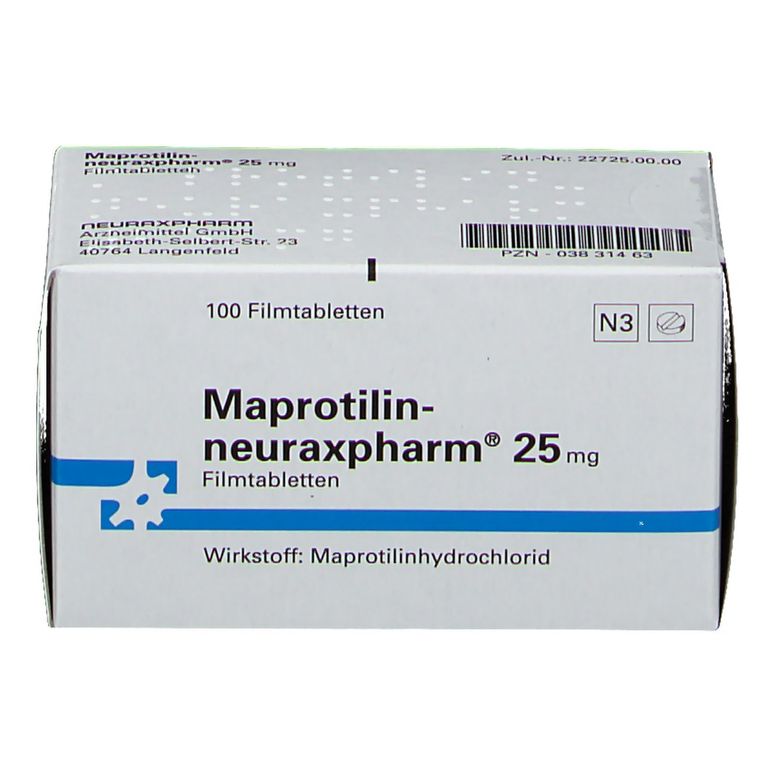 Maprotilin-neuraxpharm® 25 mg 100 St mit dem E-Rezept kaufen - Shop ...