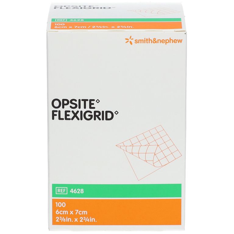 OPSITE® Flexigrid transparente Wundverbände 7x6cm steril 100 St - Shop ...
