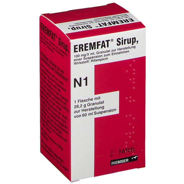 EREMFAT® Sirup 100 mg/5 ml 60 ml mit dem E-Rezept kaufen - Shop Apotheke