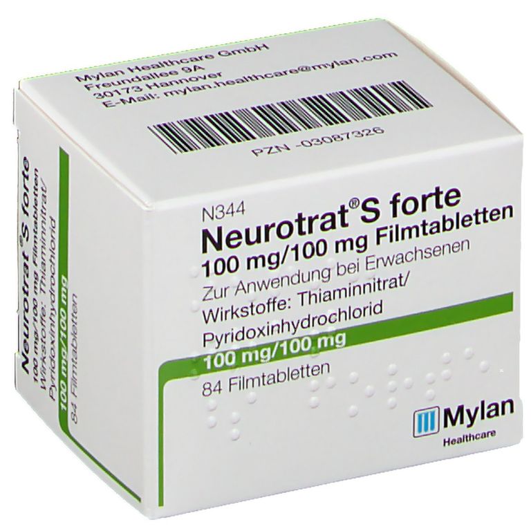 Neurotrat® S forte Filmtabletten 84 St - Shop Apotheke