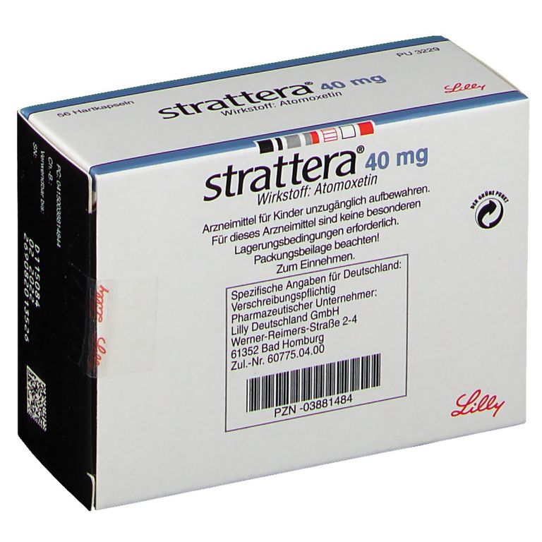strattera® 40 mg 56 St mit dem E-Rezept kaufen - Shop Apotheke