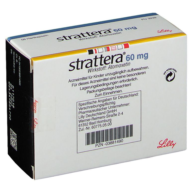 strattera® 60 mg 56 St mit dem E-Rezept kaufen - Shop Apotheke
