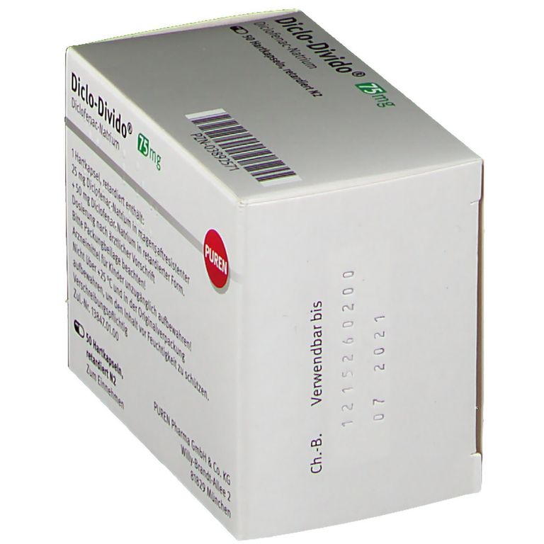 Diclo-Divido® 75 mg 50 St mit dem E-Rezept kaufen - Shop Apotheke