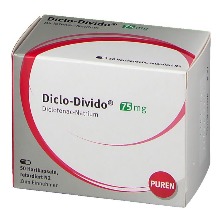 Diclo-Divido® 75 mg 50 St mit dem E-Rezept kaufen - Shop Apotheke