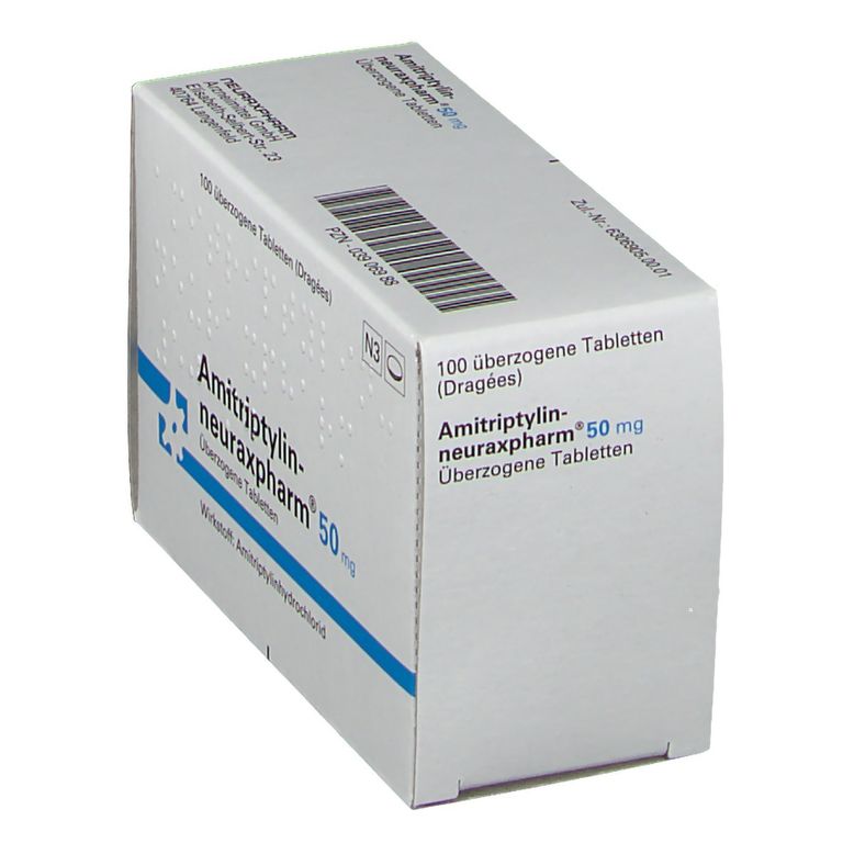 Amitriptylin-neuraxpharm® 50 mg 100 St mit dem E-Rezept kaufen - Shop ...