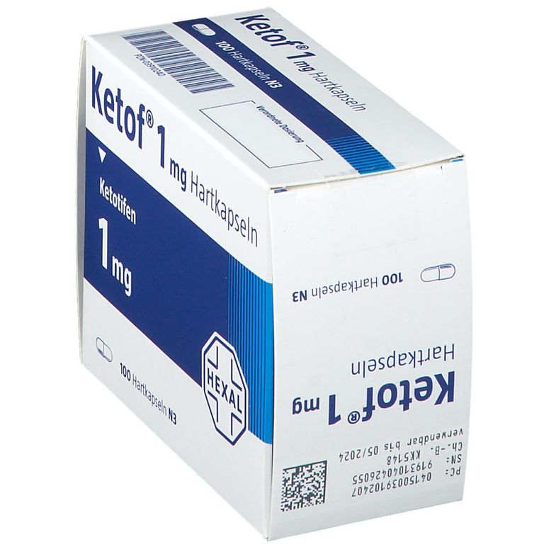 Ketof® 1 mg 100 St mit dem E-Rezept kaufen - Shop Apotheke