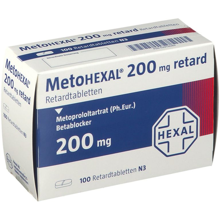 MetoHEXAL® 200 mg retard 100 St mit dem E-Rezept kaufen - Shop Apotheke