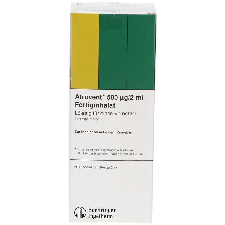 Atrovent 500 µg/2 ml 50x2 ml mit dem E-Rezept kaufen - Shop Apotheke
