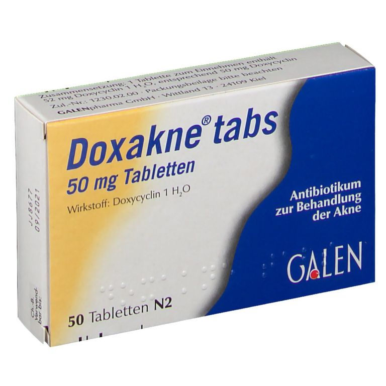 Doxakne® tabs 50 mg 50 St mit dem E-Rezept kaufen - Shop Apotheke