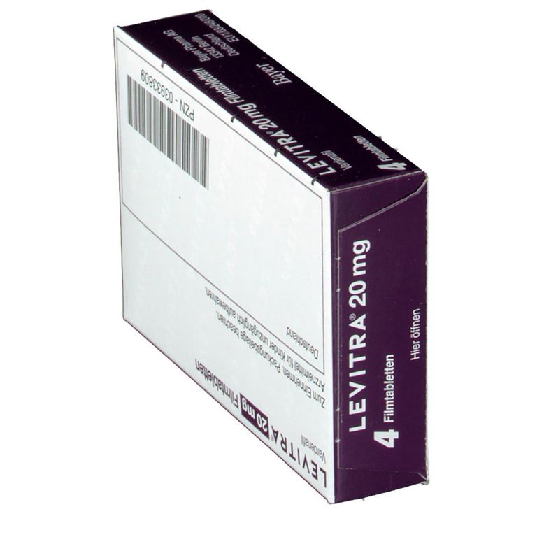 Levitra® 20 mg Filmtabletten 4 St mit dem E-Rezept kaufen - Shop Apotheke
