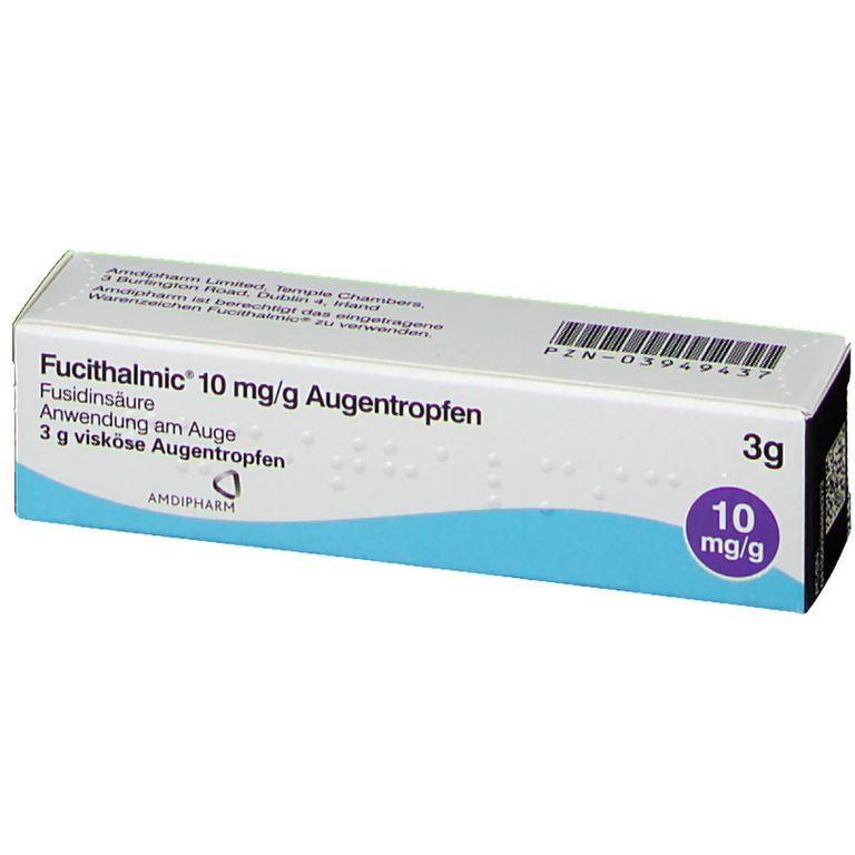Fucithalmic® 10 mg/g 3 g mit dem E-Rezept kaufen - Shop Apotheke