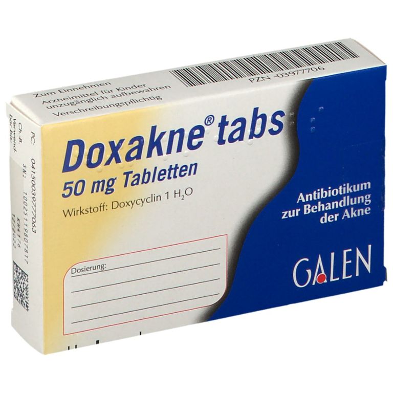 Doxakne® tabs 50 mg 100 St mit dem E-Rezept kaufen - Shop Apotheke