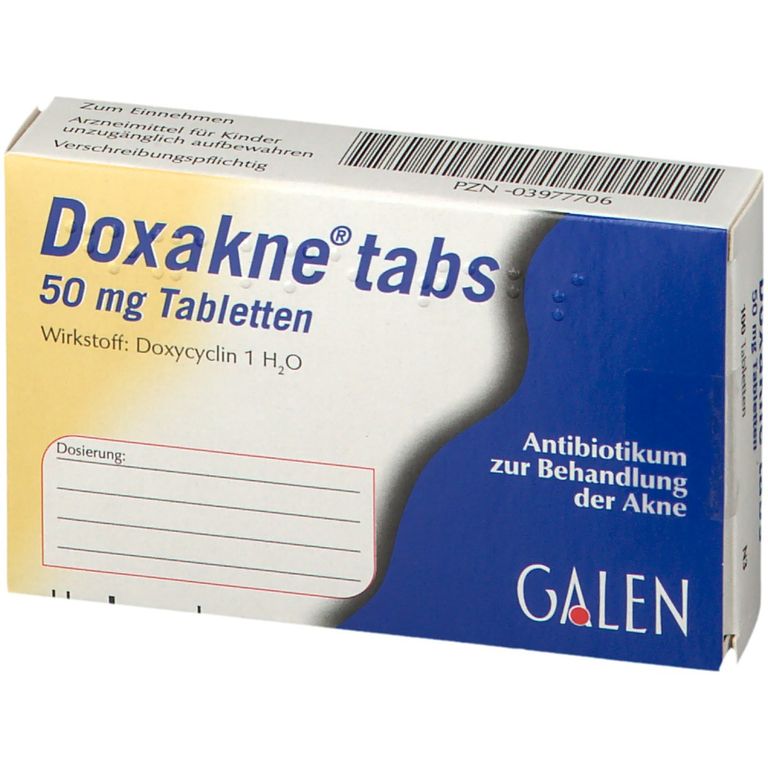 Doxakne® tabs 50 mg 100 St mit dem E-Rezept kaufen - Shop Apotheke