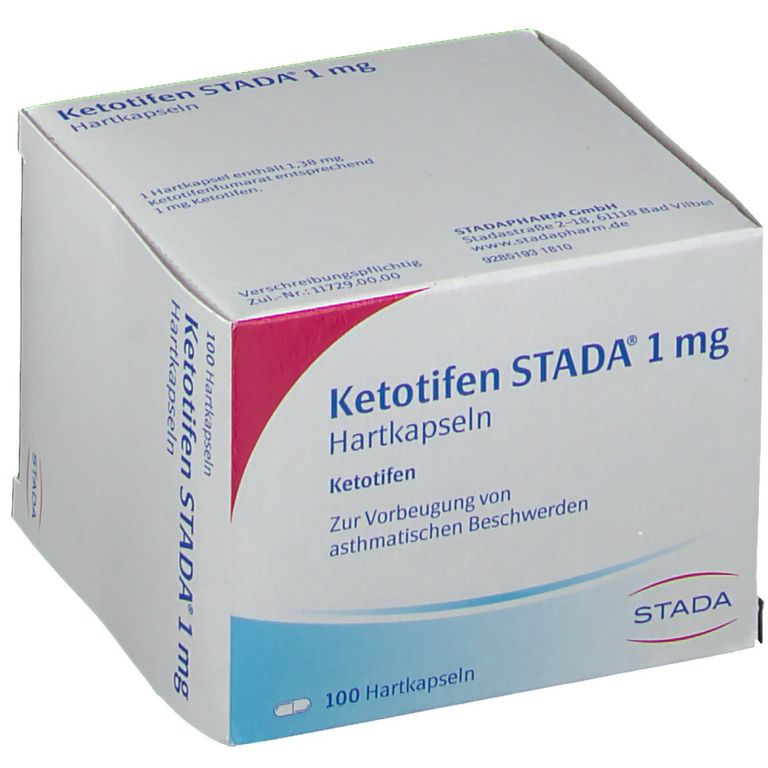 Ketotifen STADA® 1 mg 100 St mit dem E-Rezept kaufen - Shop Apotheke