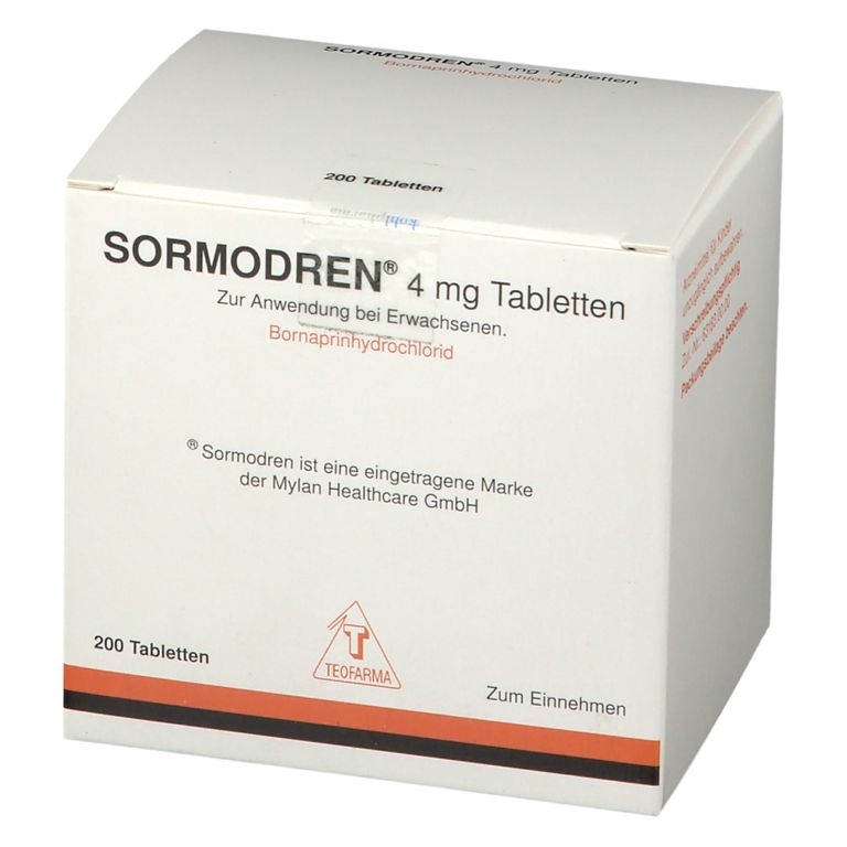 Sormodren 4 mg 200 St mit dem E-Rezept kaufen - Shop Apotheke