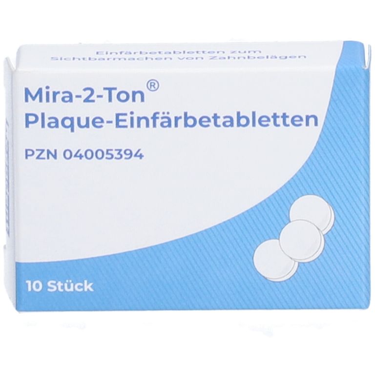 Miradent Mira-2-Ton® Plaquetest Tabletten 10 St - Shop Apotheke
