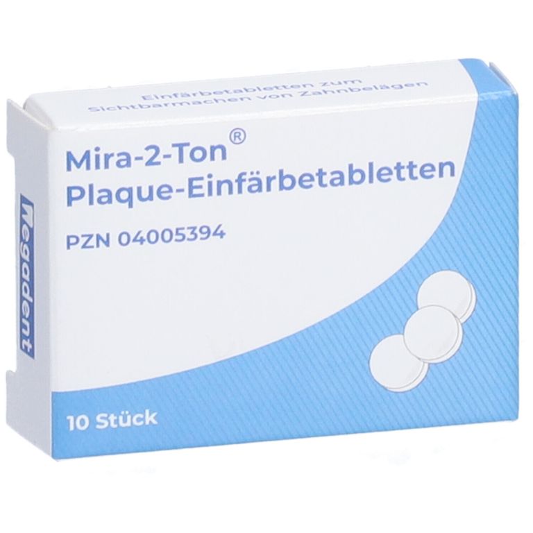 Miradent Mira-2-Ton® Plaquetest Tabletten 10 St - Shop Apotheke