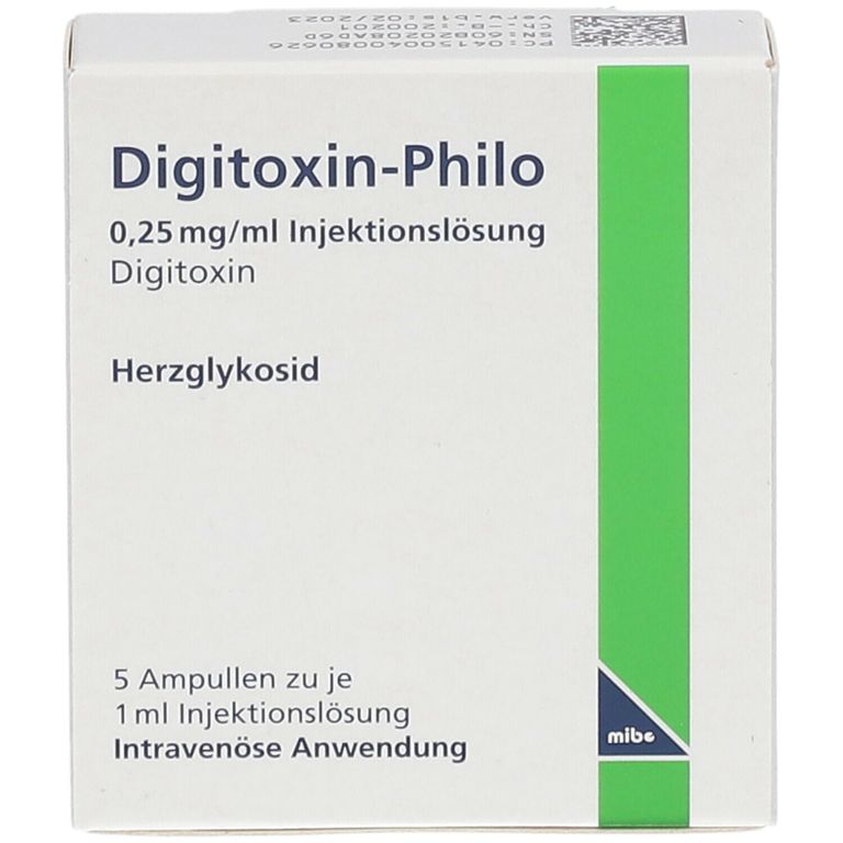 Digitoxin-Philo 0,25 mg/ml 5x1 ml mit dem E-Rezept kaufen - Shop Apotheke
