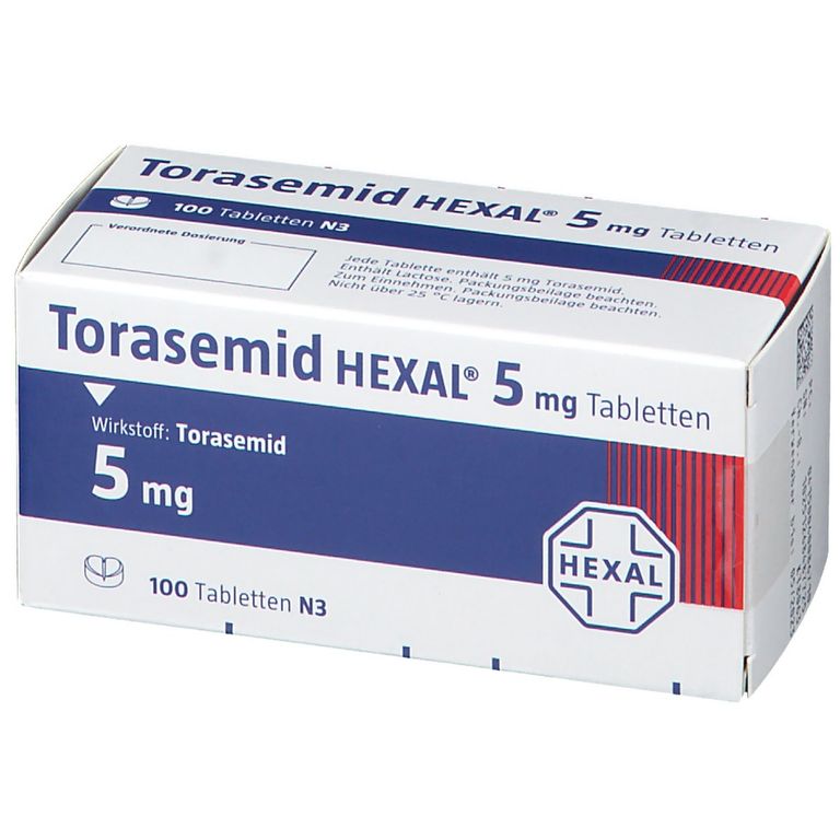 Torasemid HEXAL® 5 mg 100 St mit dem E-Rezept kaufen - Shop Apotheke