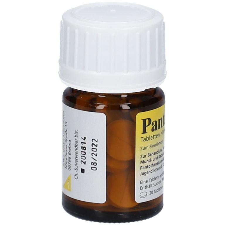 Panthenol 100 mg Jenapharm® Tabletten 20 St - Shop Apotheke