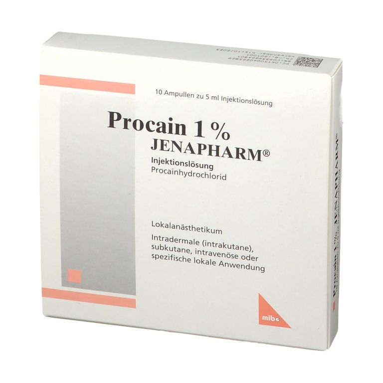 Procain 1% JENAPHARM® 10x5 ml mit dem E-Rezept kaufen - Shop Apotheke