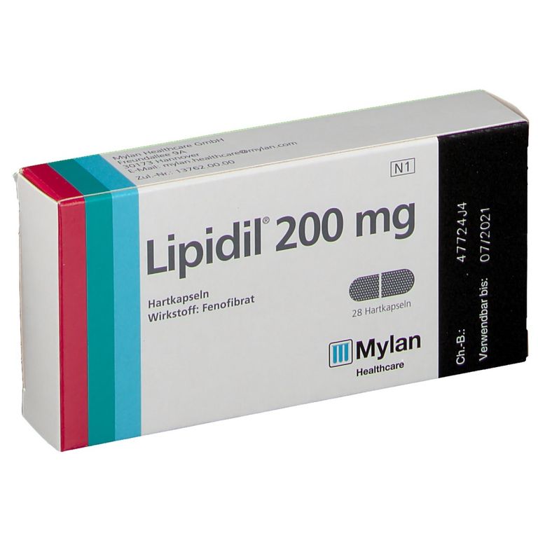 Lipidil® 200 mg 28 St mit dem E-Rezept kaufen - Shop Apotheke