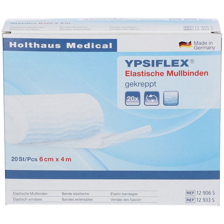 Elastische Mullbinde 6 cm x 4 m 20 St - Shop Apotheke