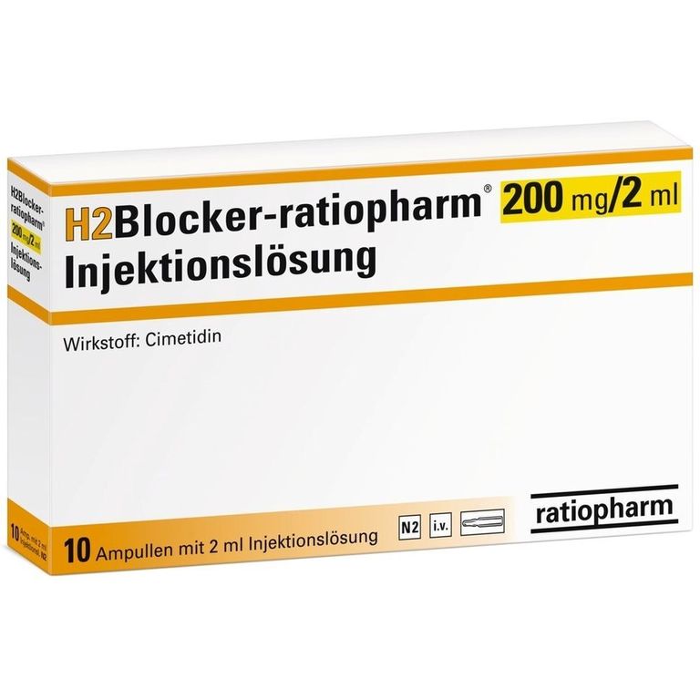 H2-Blocker-ratiopharm® 200 mg/2 ml 10x2 ml mit dem E-Rezept kaufen ...