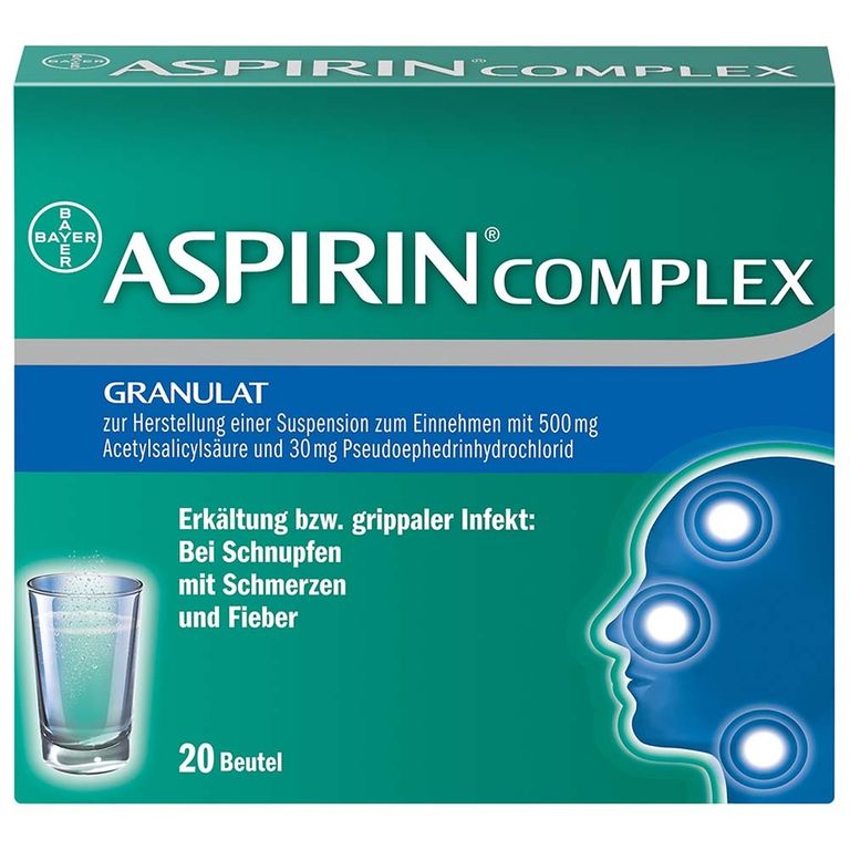 ASPIRIN® Complex Granulat – Effektive Wirkung bei Erkältung mit ...