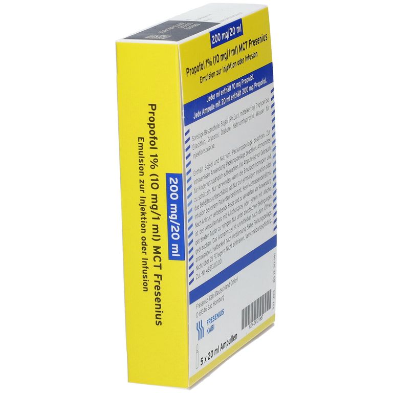 Propofol 1 % MCT 5x20 ml mit dem E-Rezept kaufen - Shop Apotheke