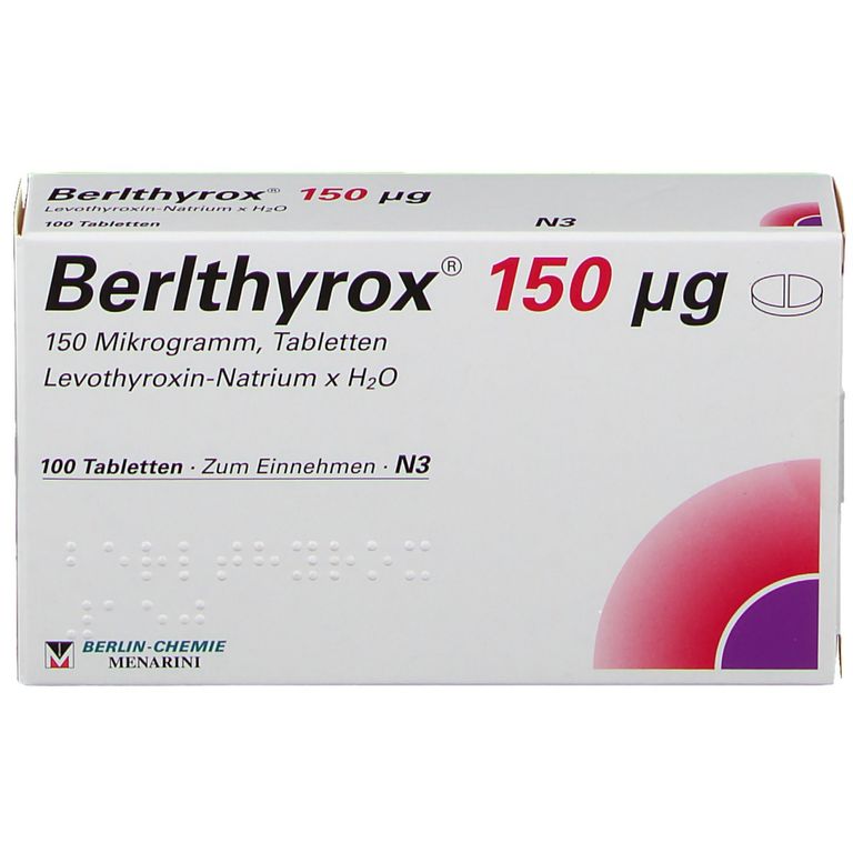 Berlthyrox® 150 µg 100 St mit dem E-Rezept kaufen - Shop Apotheke