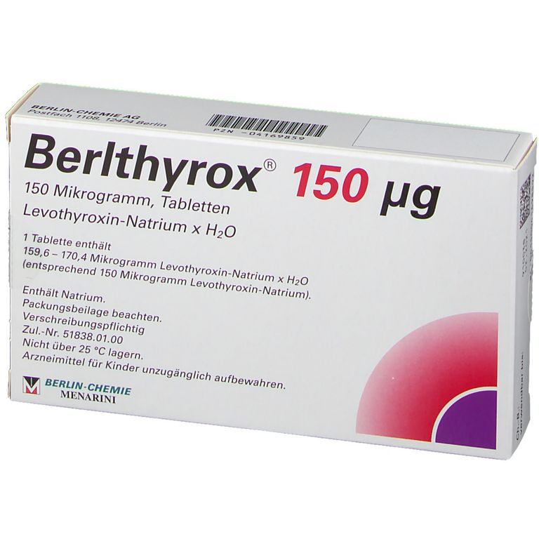 Berlthyrox® 150 µg 100 St mit dem E-Rezept kaufen - Shop Apotheke