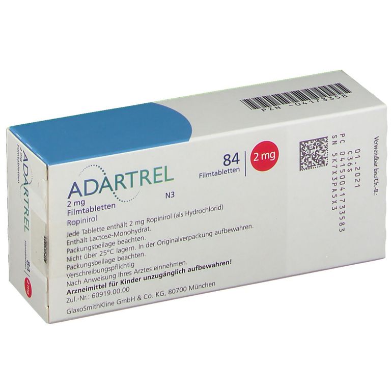 ADARTREL® 2 mg 84 St mit dem E-Rezept kaufen - Shop Apotheke