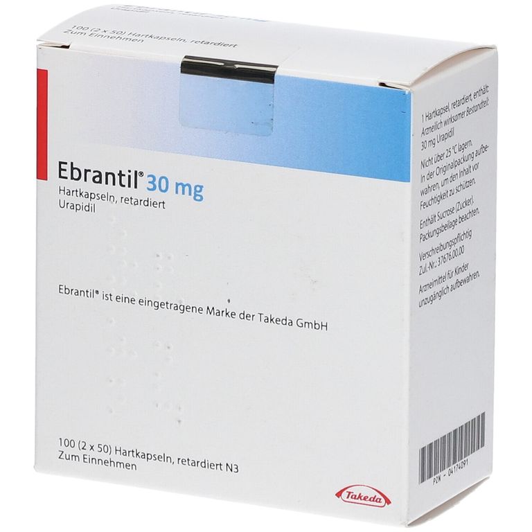 EBRANTIL 30 mg Retardkapseln 100 St mit dem E-Rezept kaufen - Shop Apotheke