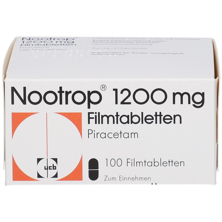 Nootrop® 1200 mg 100 St mit dem E-Rezept kaufen - Shop Apotheke