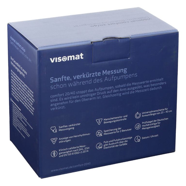 visomat® comfort 20/40 Oberarm-Blutdruckmessgerät 1 St - Shop Apotheke