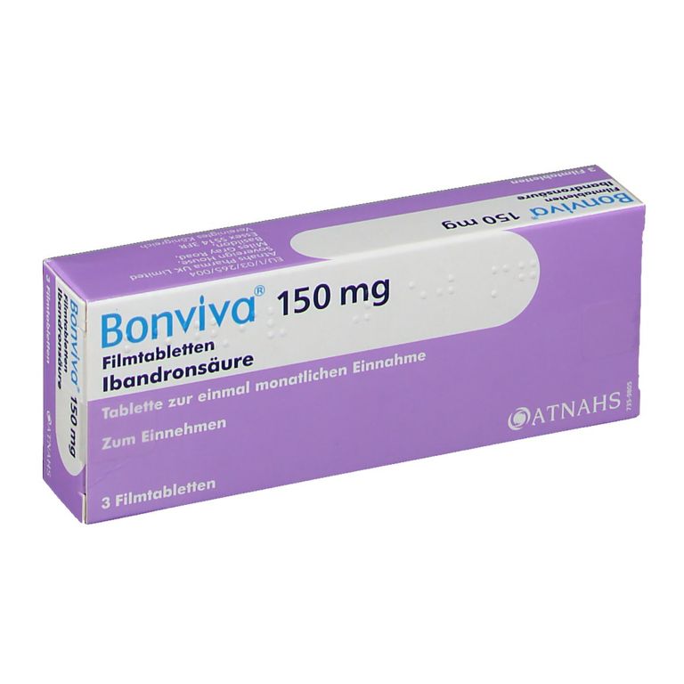 Bonviva® 150 mg 3 St mit dem E-Rezept kaufen - Shop Apotheke