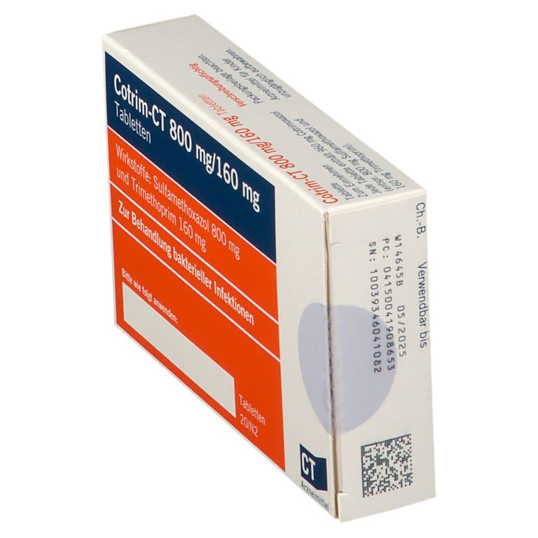 Cotrim - Ct 800Mg/160Mg 20 St mit dem E-Rezept kaufen - Shop Apotheke