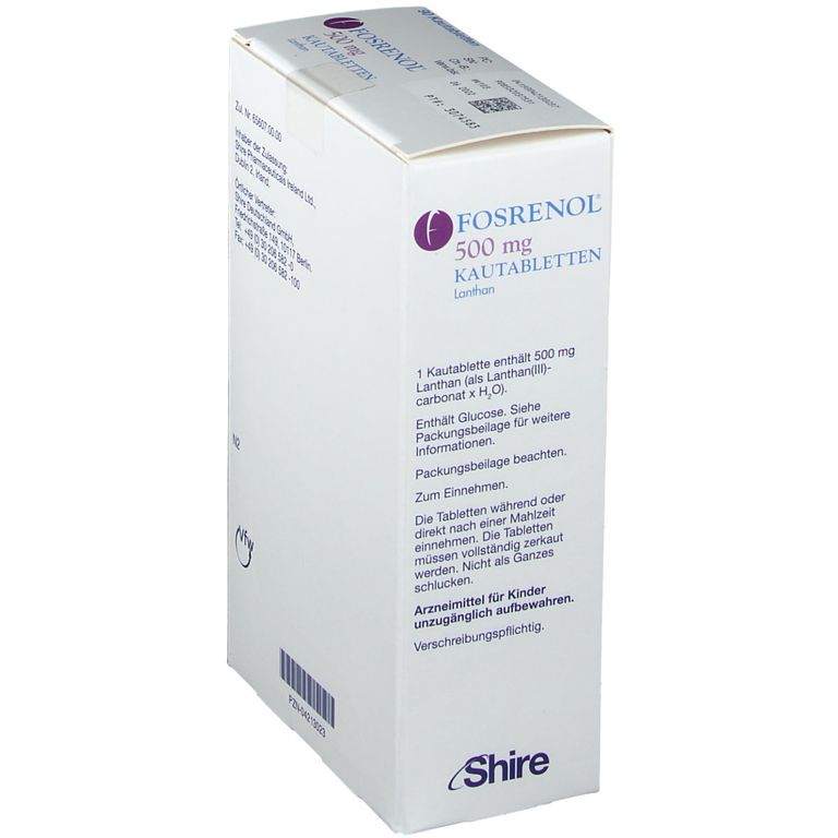 Fosrenol® 500 mg 90 St mit dem E-Rezept kaufen - Shop Apotheke
