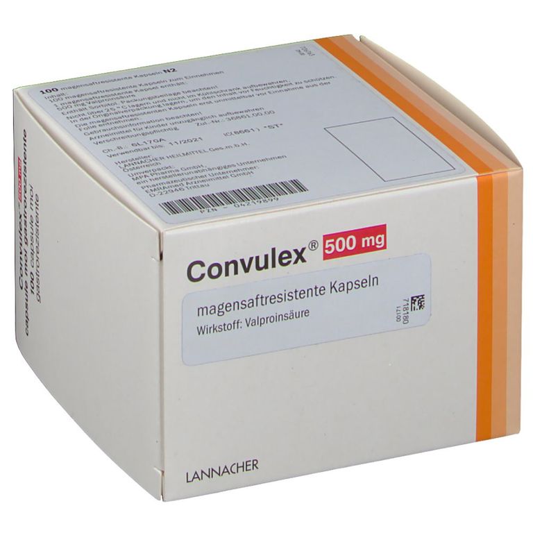 Convulex® 500 mg 100 St mit dem E-Rezept kaufen - Shop Apotheke