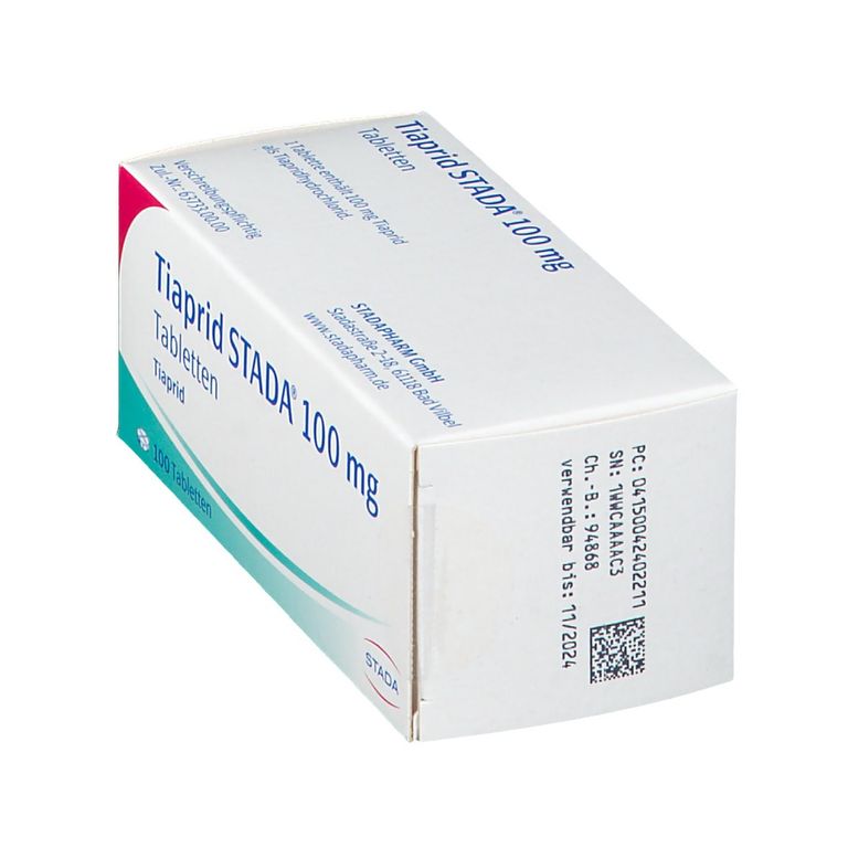 Tiaprid STADA® 100 mg 100 St mit dem E-Rezept kaufen - Shop Apotheke
