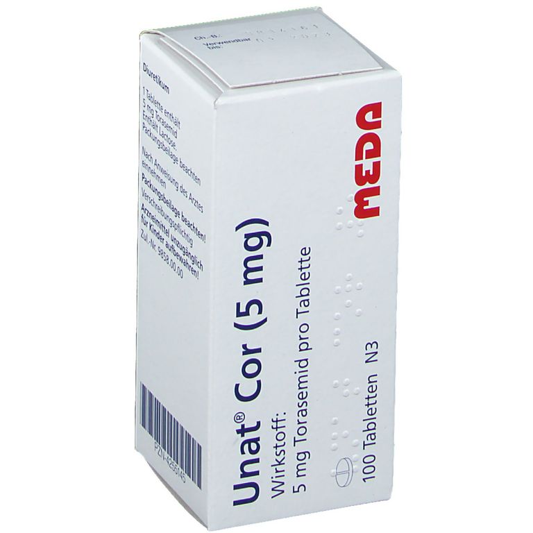 Unat® Cor 5 mg 100 St mit dem E-Rezept kaufen - Shop Apotheke